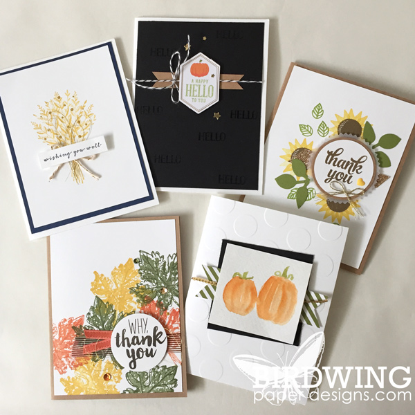 Fall Card Pack | Birdwing Paper Designs