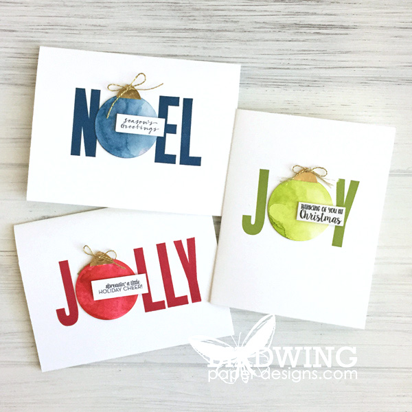 Holiday Ornament Card | Birdwing Paper Designs
