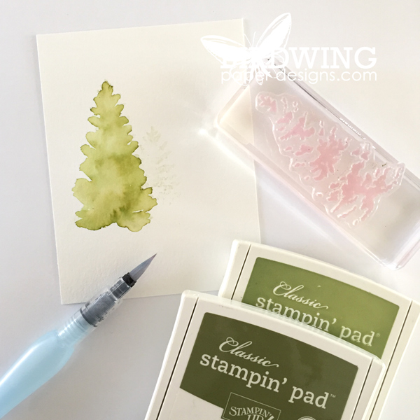 Two-Step Watercolour Stamping | Birdwing Paper Designs