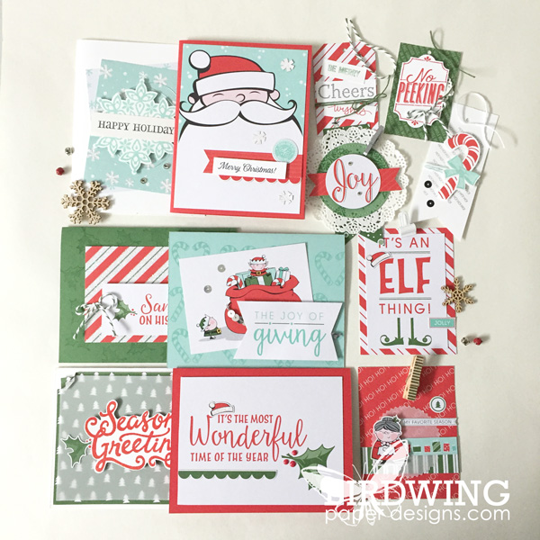 Santa’s Workshop Cards and Tags | Birdwing Paper Designs