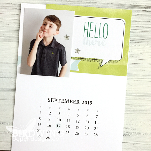 2019 Calendar Part 2 | Birdwing Paper Designs