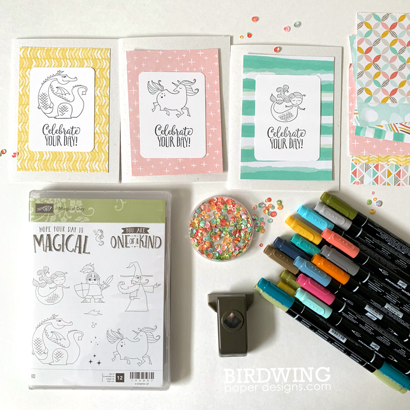 A Kids Card Class | Birdwing Paper Designs