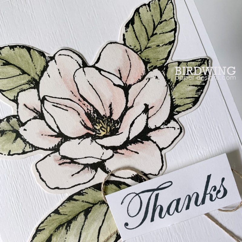 Magnolia Stamp Three Ways | Birdwing Paper Designs