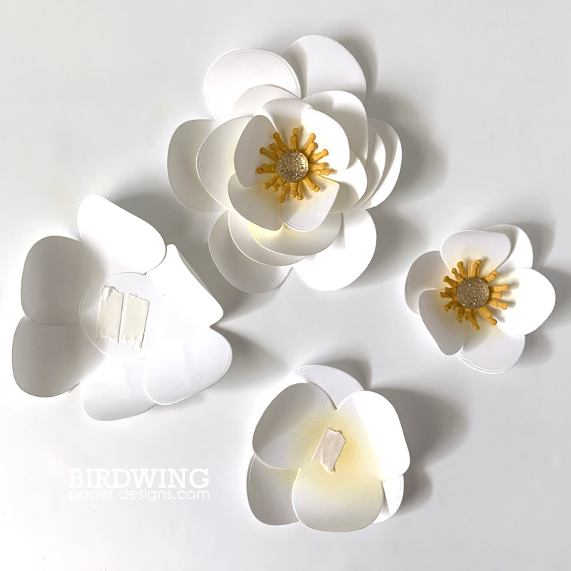 DIY Paper Magnolia Flower | Birdwing Paper Designs