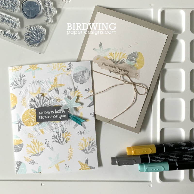Silicone Mat Stamping Technique | Birdwing Paper Designs