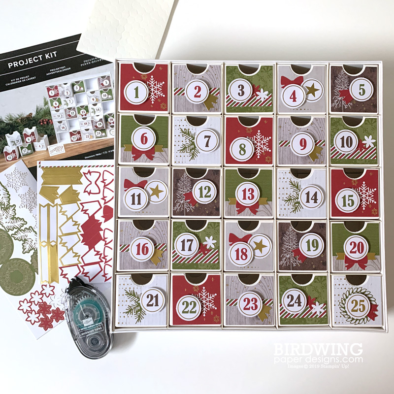 DIY Reusable Advent Calendar | Birdwing Paper Designs