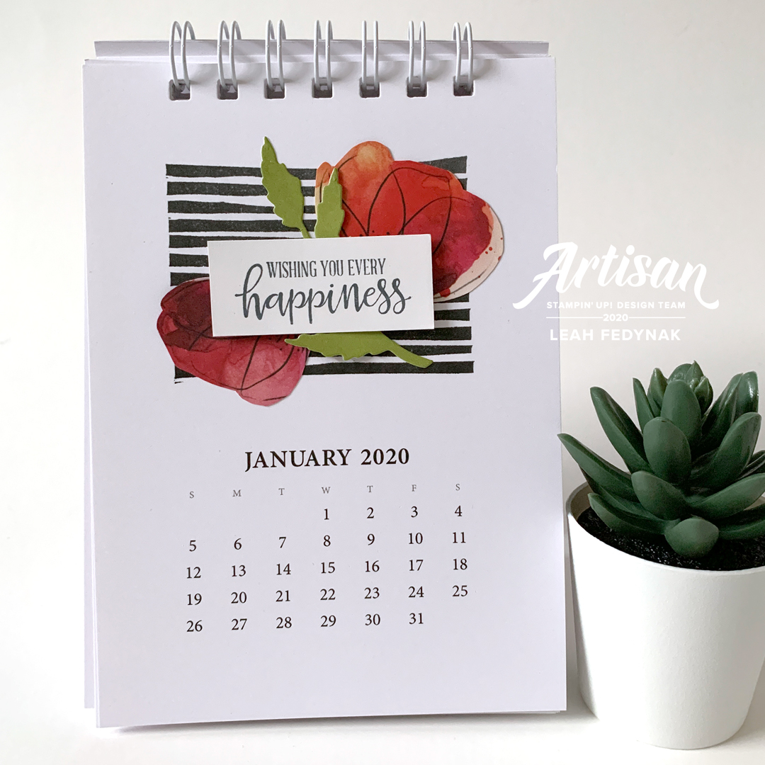 Peaceful Poppies Calendar | Birdwing Paper Designs