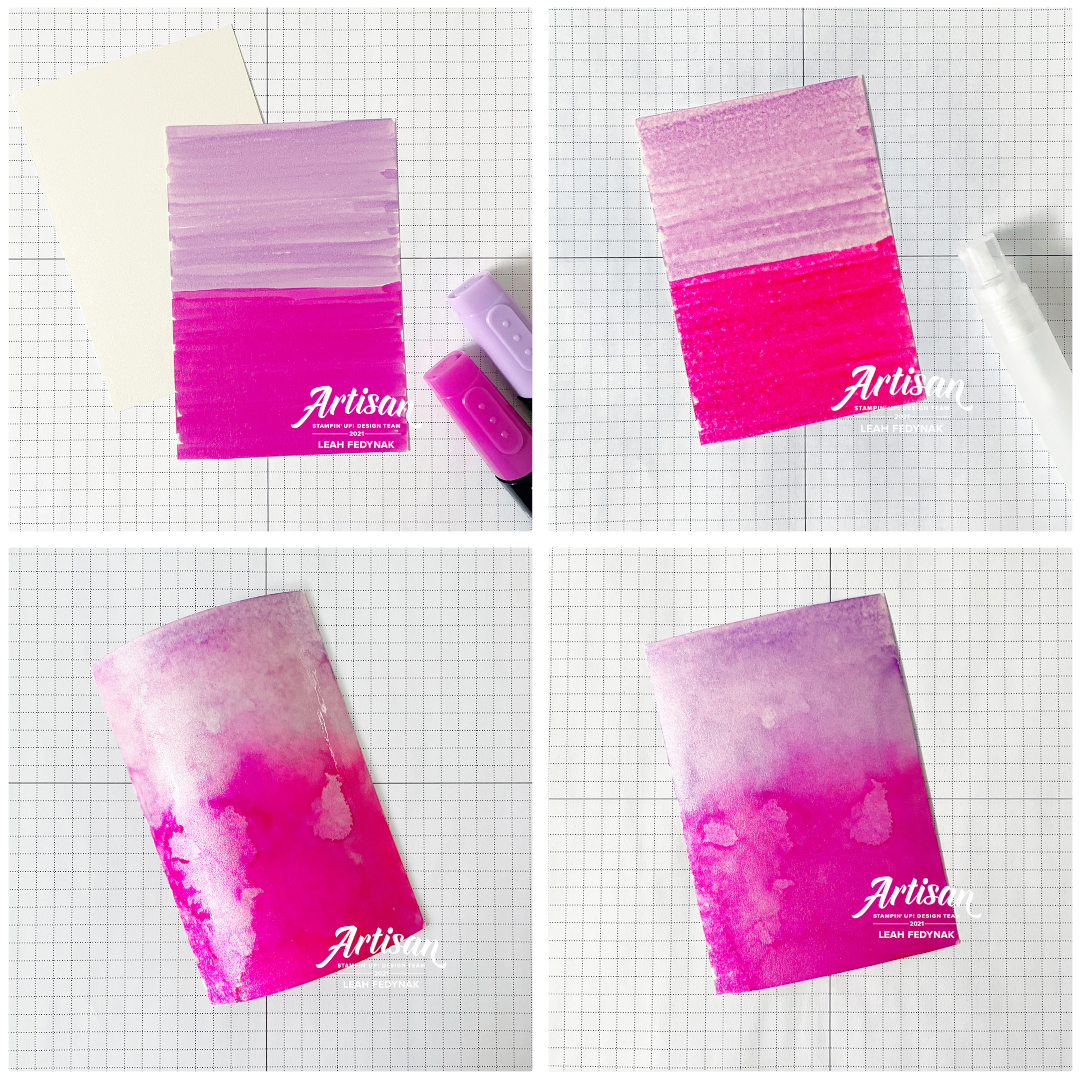 Using Stampin’ Blends on Pearlescent Paper | Birdwing Paper Designs