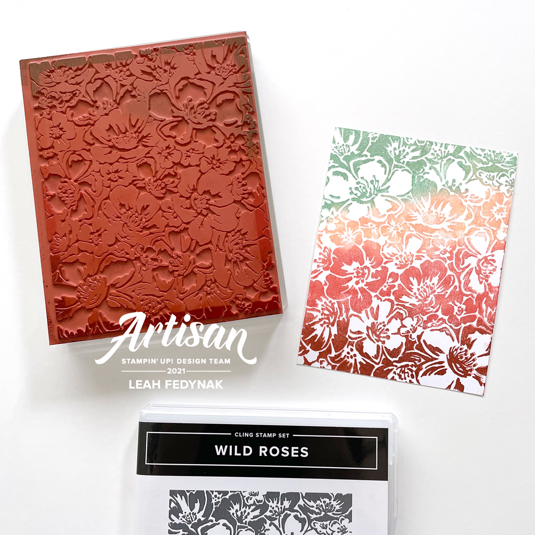 Create Beautiful Stamped and Blended Backgrounds | Birdwing Paper Designs