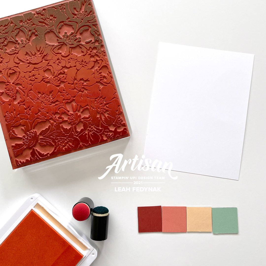 Create Beautiful Stamped and Blended Backgrounds | Birdwing Paper Designs