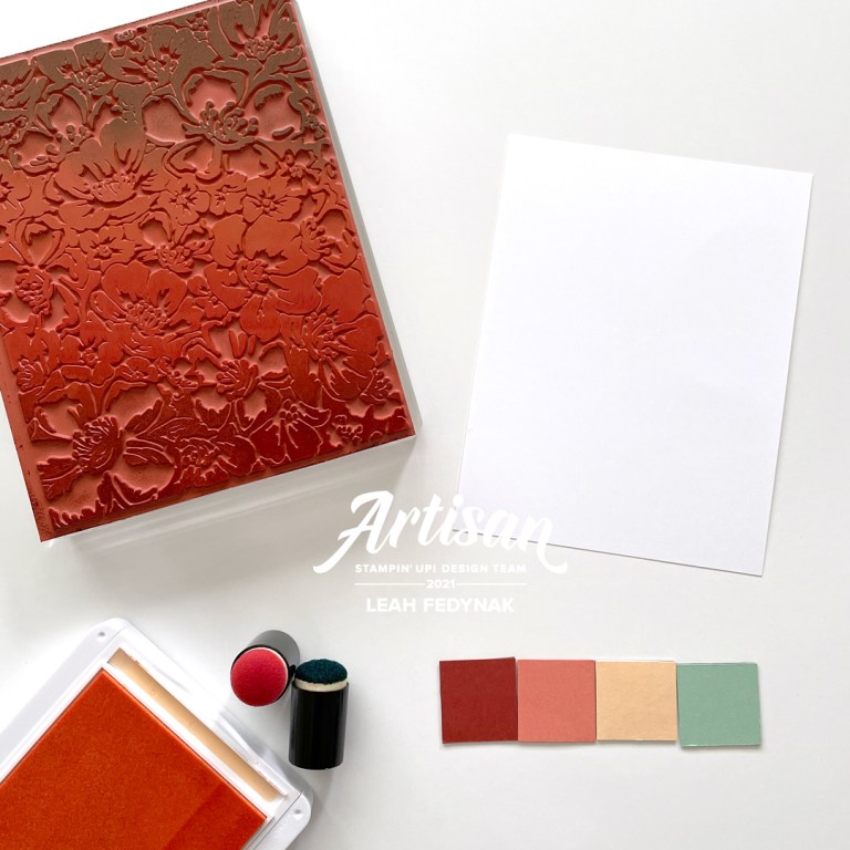 Create Beautiful Stamped and Blended Backgrounds | Birdwing Paper Designs