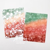 Create Beautiful Stamped and Blended Backgrounds | Birdwing Paper Designs