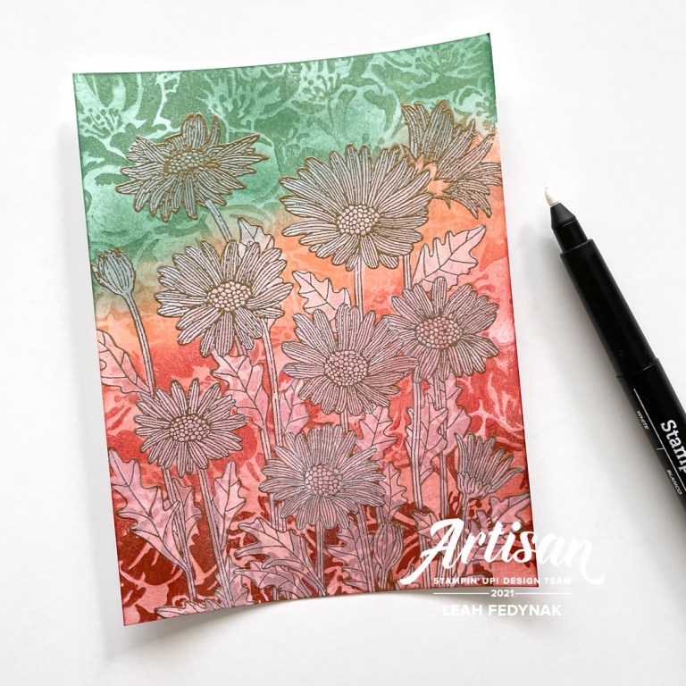 Create Beautiful Stamped and Blended Backgrounds | Birdwing Paper Designs